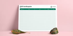 Last ned gratis skjema for HMS-handlingsplan | Grønn Jobb